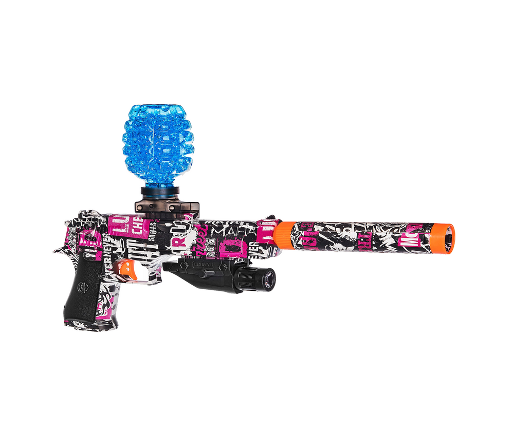 Gel Blaster Desert Eagle - Pink Devil Edition, stilfuld Gel Blaster
